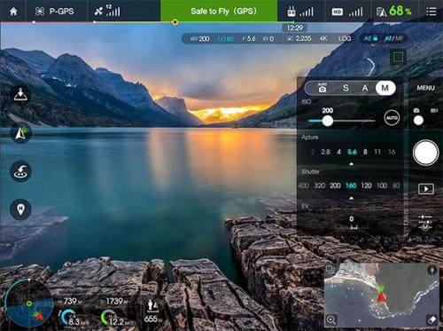 DJI GO（DJI GO 4）的UI设计